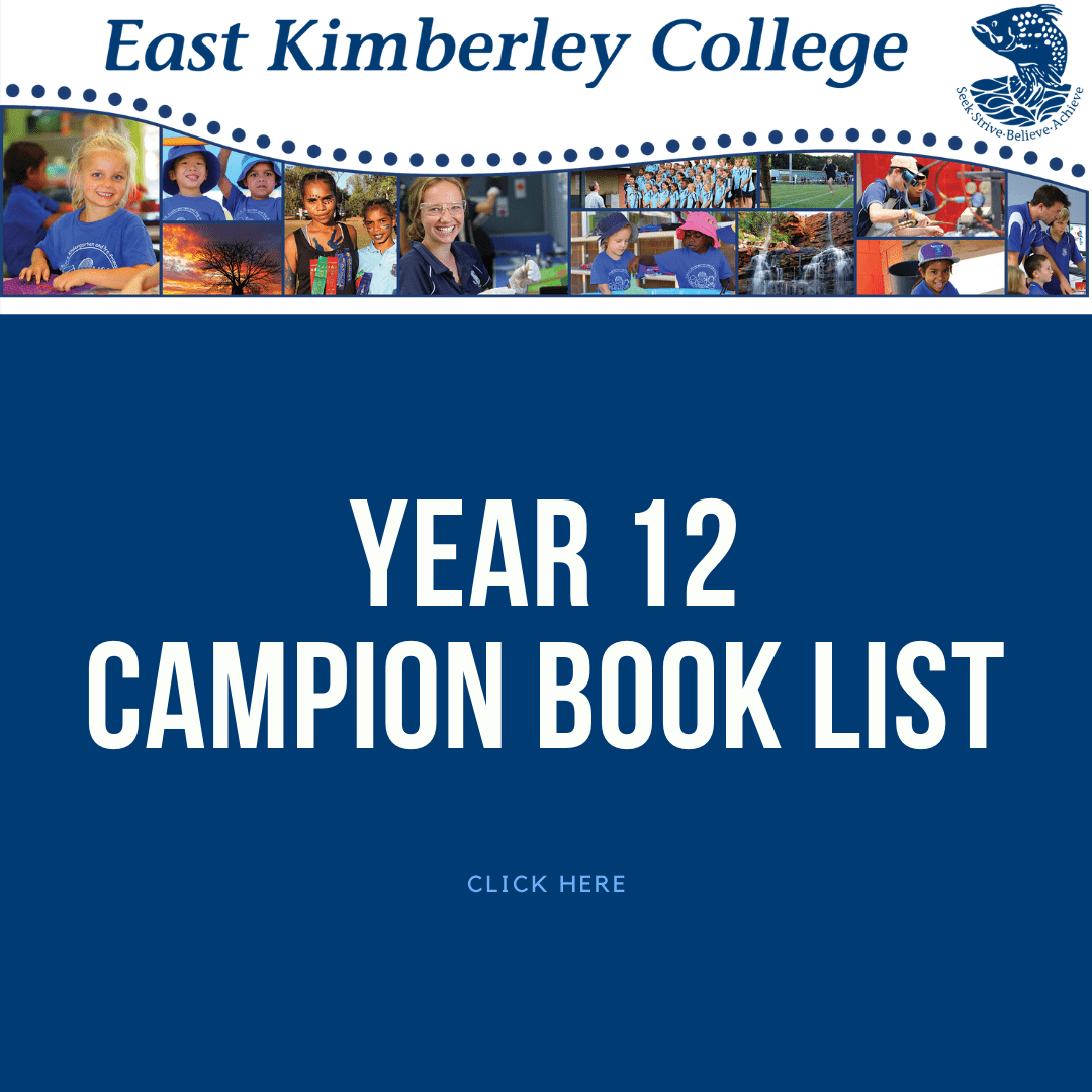 Year 12 Campion Book List – East Kimberley College