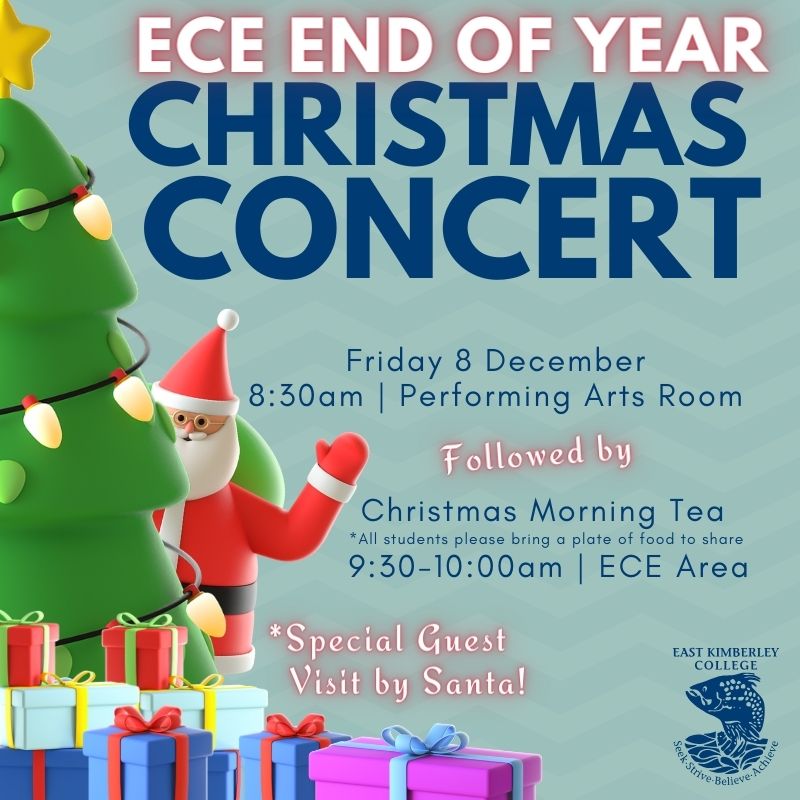 Social Tile – ECE Christmas Concert – East Kimberley College