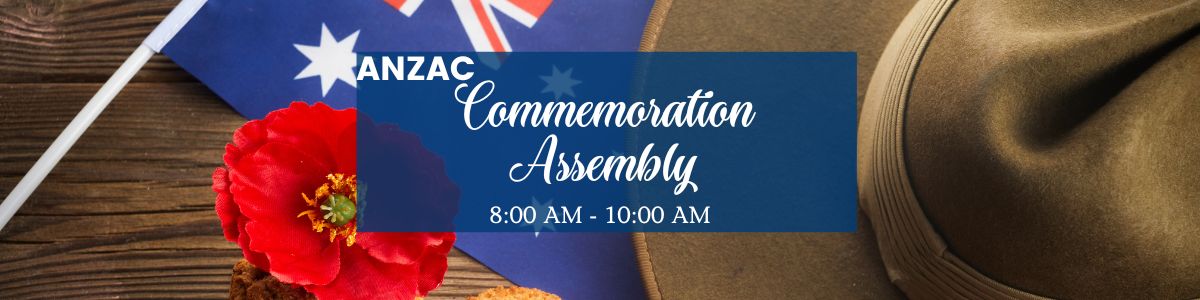 Banner – ANZAC Assembly – East Kimberley College
