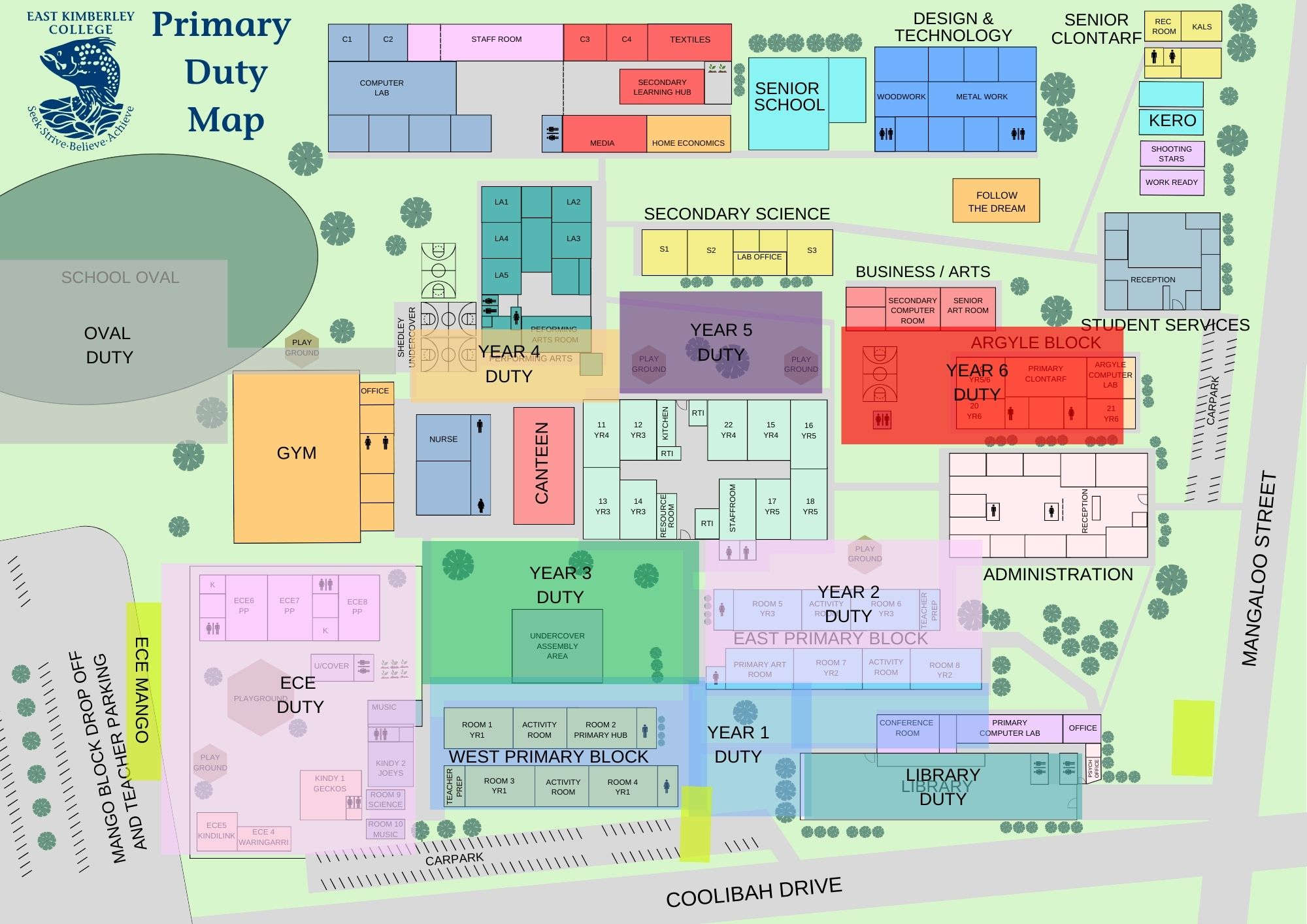 Primary Timetables – East Kimberley College